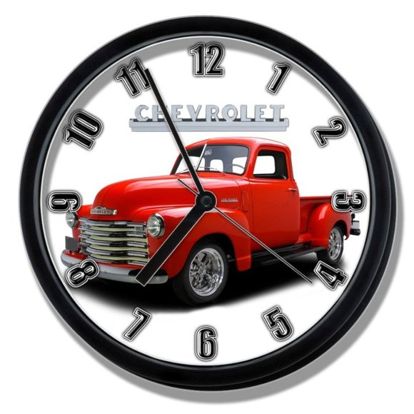 Clock | Wall Decor | Red 95 Chevrolet Pickup Truck Wall Clock New ...